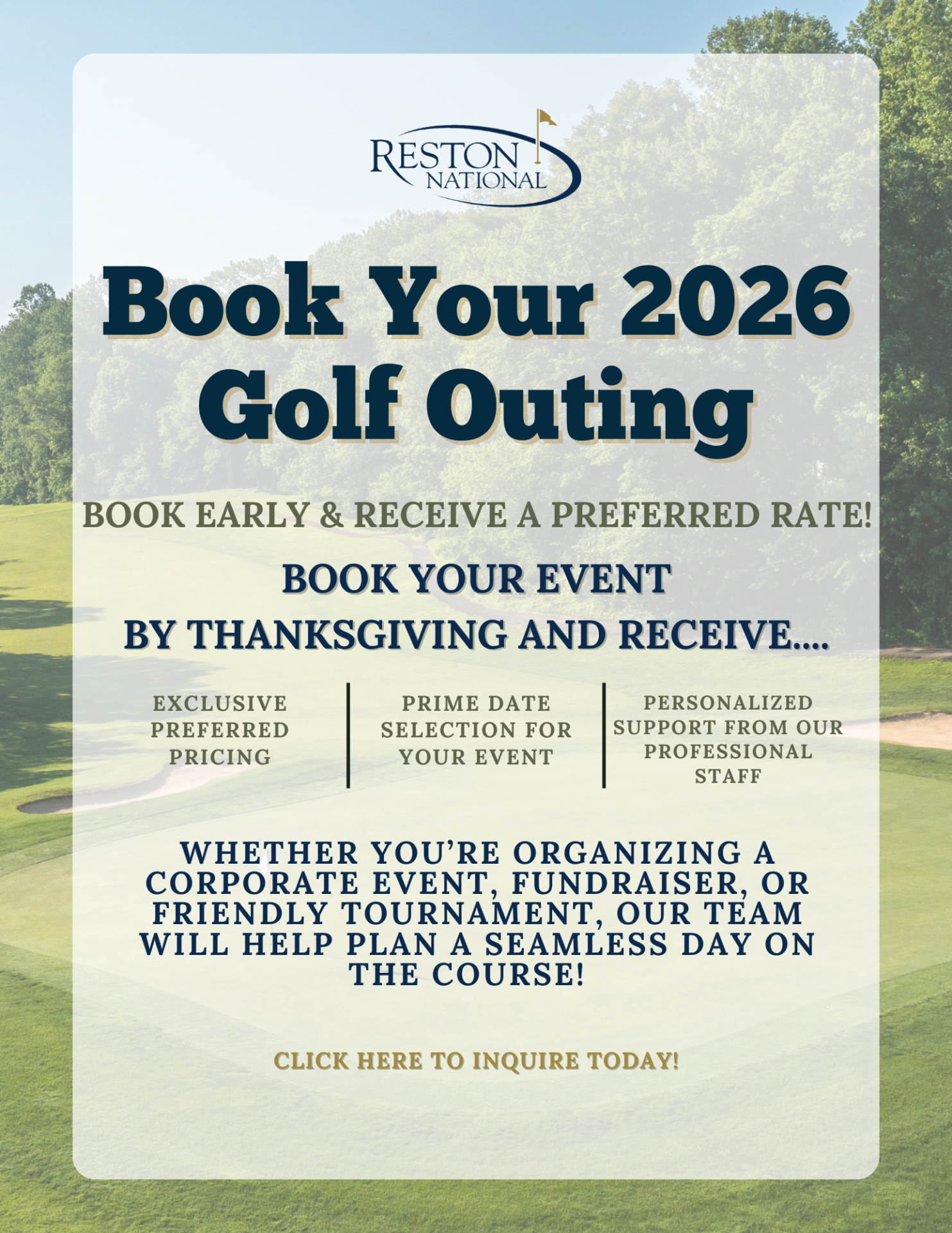 Home - Reston National Golf Course